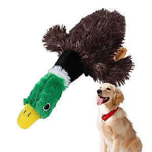 MCGOS Plush Animal Dog Toys, Squeaky Stuffed Animal Toys, Durable Squeaky Teething Dog Toys, Interactive Soft Plush Puppy Chew Toy, Pet Toys, for Small, Large Dogs Boredom Relief, Training, Playing