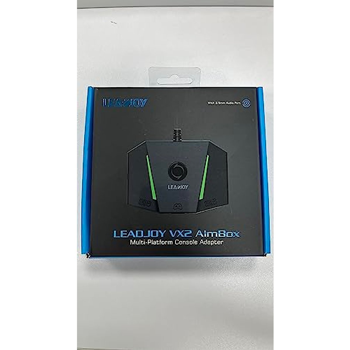 leadjoy VX2 AimBox Game Console Keyboard and Mouse Adapter, Wired Connection Converter with 3.5mm Studio Jack, Compatible with Switch, Xbox Series X, Xbox One, PS4, PS5