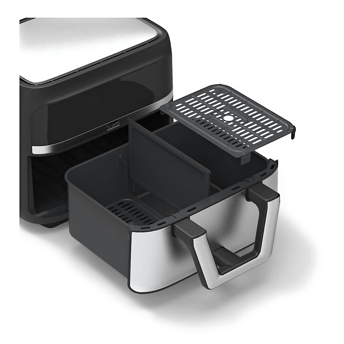 Bella Pro Series - 9-qt. Digital Air Fryer with Dual Flex Basket - Stainless Steel