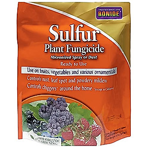 Bonide Sulfur Plant Fungicide, 4 lb. Ready-to-Use Micronized Spray or Dust for Organic Gardening, Controls Common Diseases