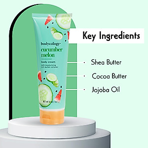 Bodycology Body Cream - Cucumber Melon for Women - 8 oz Body Cream