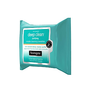 Neutrogena Deep Clean Purifying Micellar Cleansing Towelettes Ea 25 count