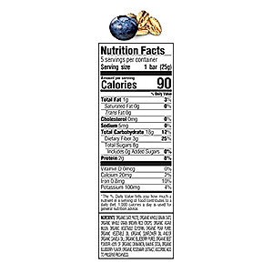 Happy Tot Organics Super Foods Oat Bars, Blueberries & Oatmeal, 5 Count (Pack of 6)