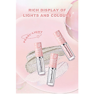 SUMEITANG 8Pcs Liquid Glitter Eyeshadow，Highly Pigmented Shimmer Metallic Sparkling Eye shadow，Multi-Dimensional Sparkle Finish，Long Wearing，Quick-Drying Liquid Eyeshadow for Crystal Eye Makeup