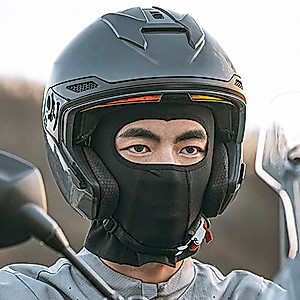 Face Mask Balaclava UV Protection Ski Black Mask for Men Women Sun Hood Cycling Climbing Running Hiking Outdoor Sport (Short)