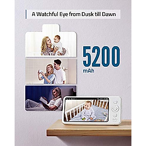 eufy Security, SpaceView Pro Video Baby Monitor with 5" Screen, Two-Way Audio, Security Camera, 720p, Pan & Tilt, Night Vision, Lullaby Player, Wide Angle Lens Not Included (No App Required)