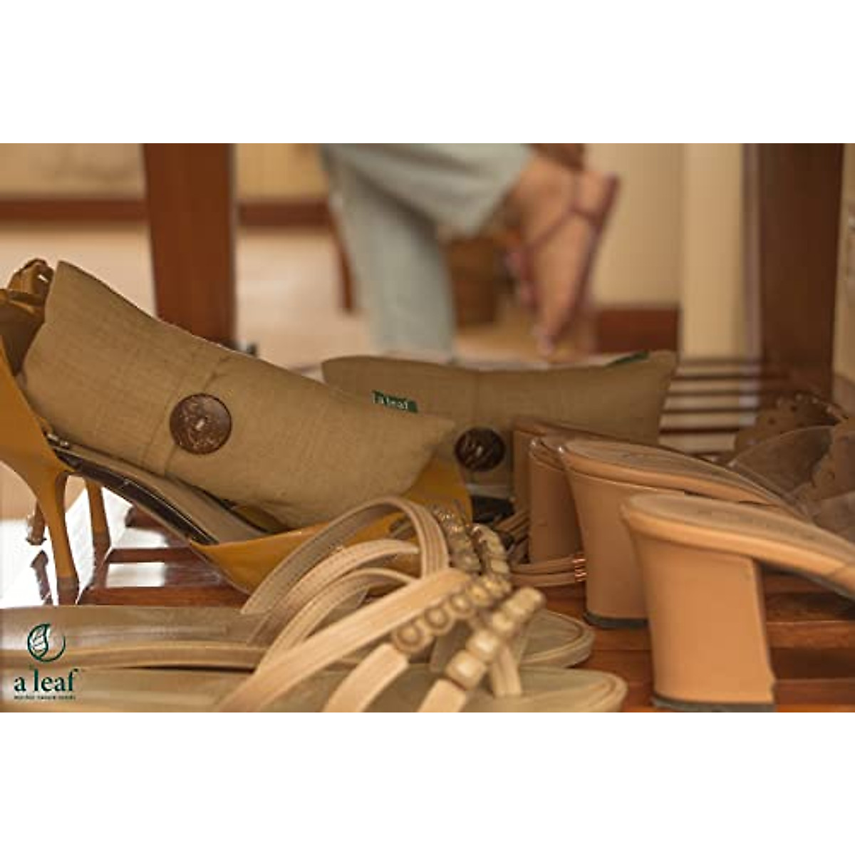 Bamboo charcoal air purifying bag, Naturally Dyed and Canada-Made odor absorber bags, a scent free, chemical free activated bamboo charcoal smell eliminator bags, 8 small light grey color bags