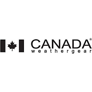 CANADA WEATHER GEAR Men's Insulated Winter Parka Coat Black Size XL