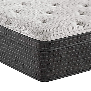Beautyrest Silver BRS900 13 inch Plush Euro Top Mattress, King, Mattress Only