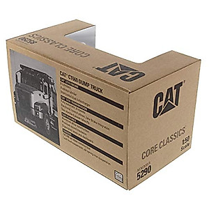 DM DIECAST MASTERS Caterpillar CT660 Dump Truck Yellow Core Classics Series Vehicle