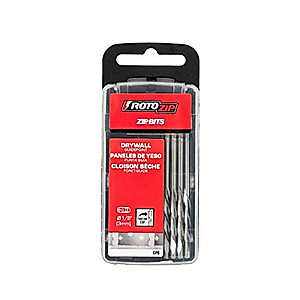 RotoZip 1/8'' Guide Point Drywall Router Bits for Cutout Tools, ROTO ZIP - GP8-80/PACK