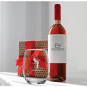 Fairy Gifts - Drinkerbell - 15 oz Fairy Wine Glass - Permanently Engraved - Birthday Present - Funny Movie Themed Gifts - Couples - Handmade - Pixie Dust - Peter Pan