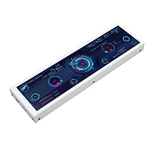 8.8Inch Display Computer Temp Monitor, CPU Hardware External Expansion Display High Resolution Screen Data Monitor for Computer Case PC , PC Sensor Panel Secondary Screen