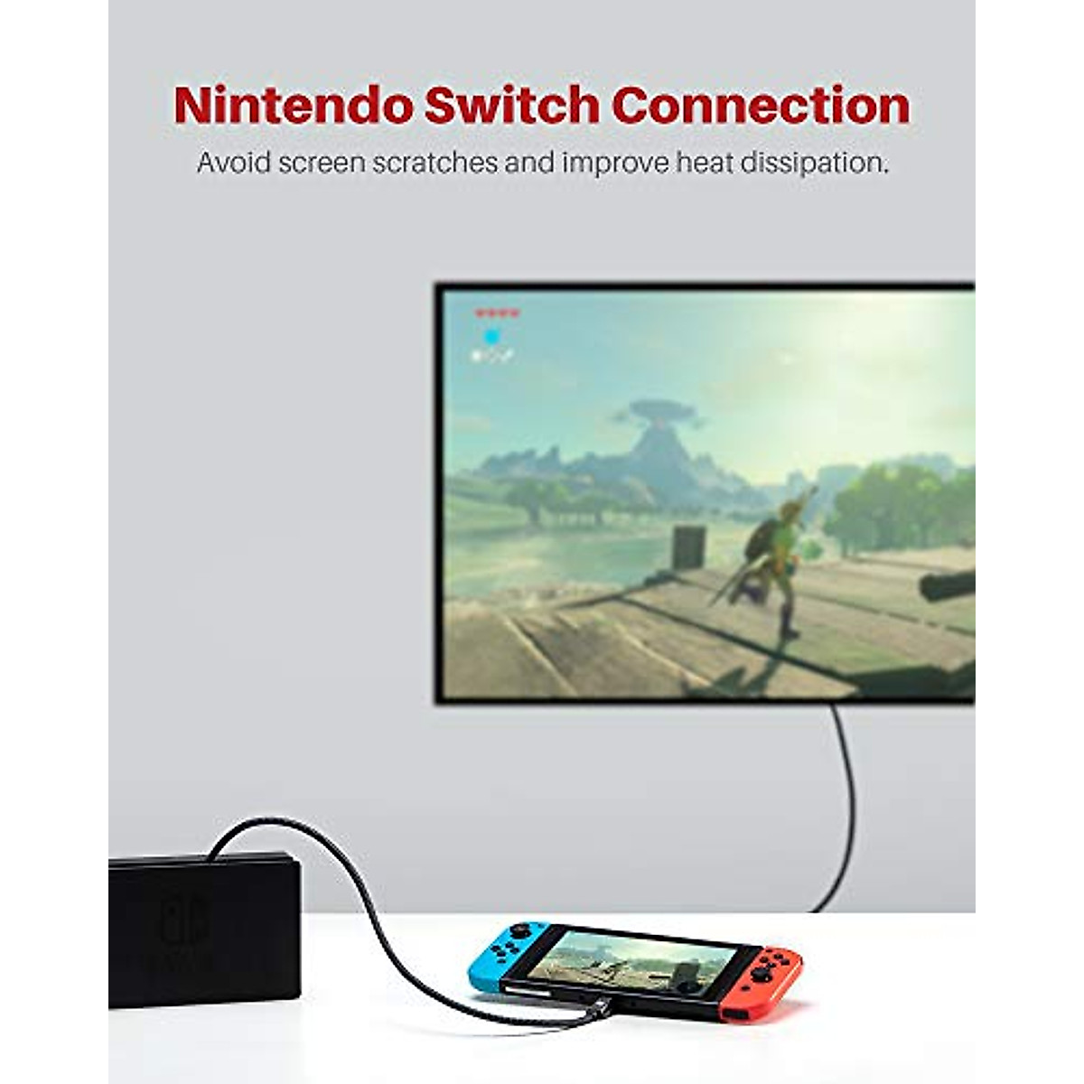 IVANKY USB C Extension Cable 1.5ft [100W, 20Gbps], USB-C 3.1 Gen 2 Male to Female 4K Video Cable, Compatible with MacBook Pro/Air, Samsung, Nintendo Switch and More