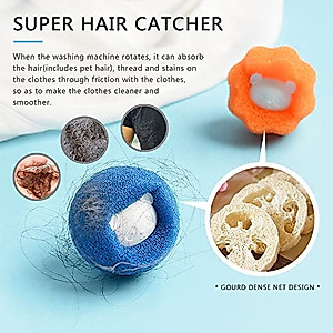 Pet Hair Remover for Laundry, Laundry Pet Hair Catcher, Washing Machine Hair Catcher, Washing Balls Dryer Balls for Clothing Dog Cat Pet Fur Remover 9 Pcs
