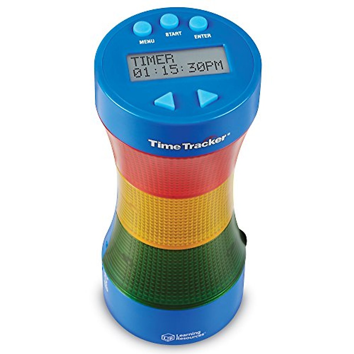 Learning Resources Time Tracker Visual Timer & Clock - 1 Piece, Classroom Tracker, Alarm Clock, Light Up Timer for Classroom, Visual Tracker