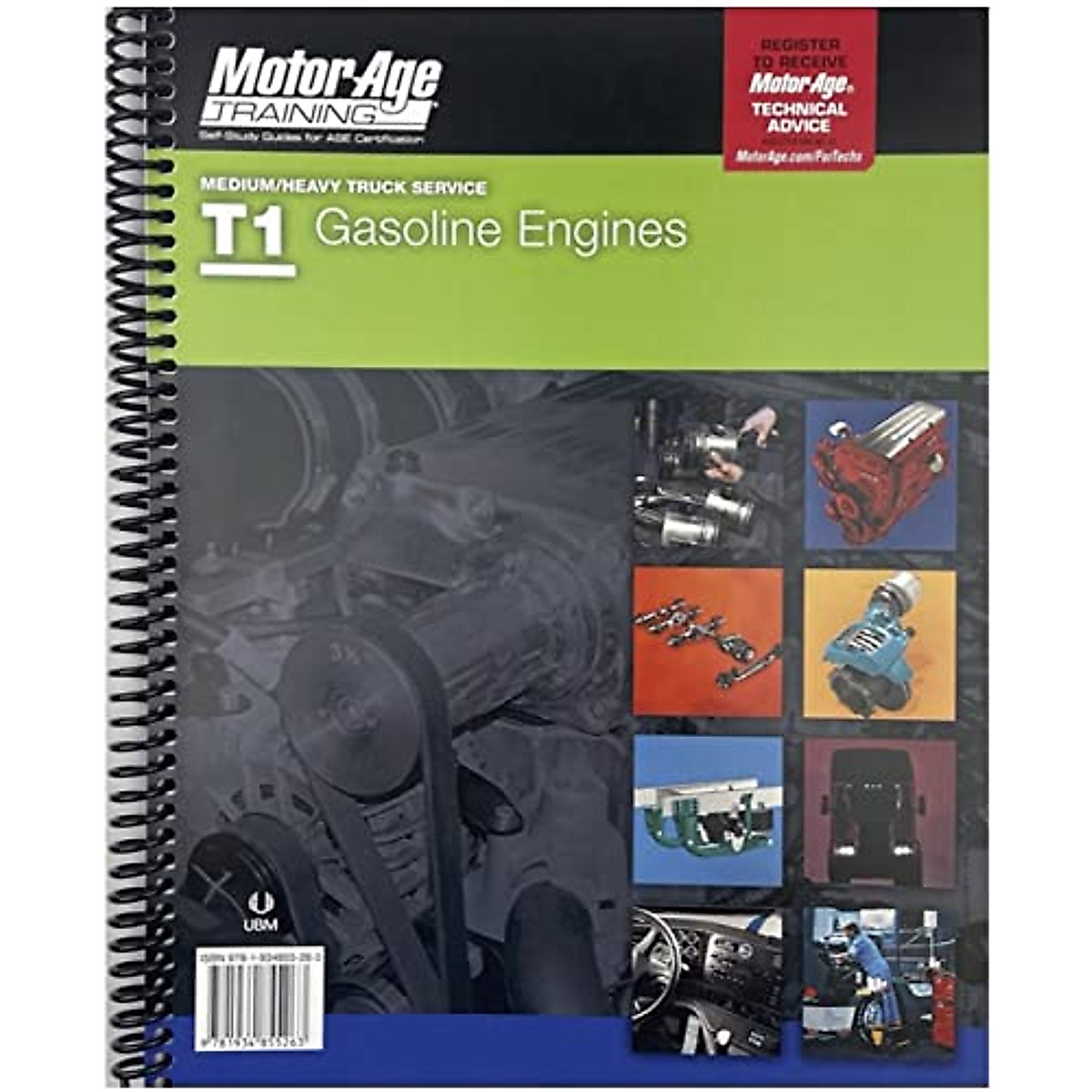 ASE Test Prep Medium and Heavy Truck Study Guide Set - ASE T1-T8 (Motor Age Training)