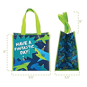 Stephen Joseph unisex child Gifts Medium Recycled Gift Bag, SHARK, Medium US