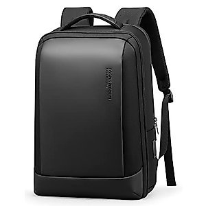 Backpack for Men Business Laptop Backpack Computer Bag Water Resistant College School Bookbag For Men Women Fit 15.6 Inch PC, Black