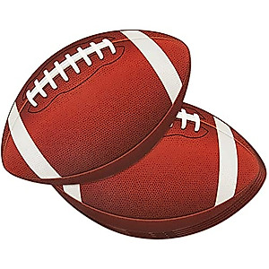 Blue Panda Football Decorations for Party | Football Cutout for Game Day (12 Pack)