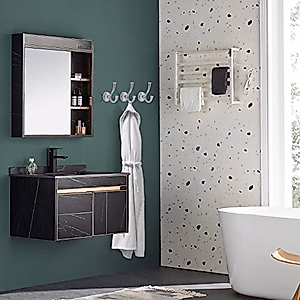 LOWCUS 79735 Robe Hook, Solid Metal, Chrome