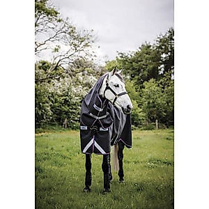 Horseware Ireland Rambo Supreme Turnout Lite 0g, Color: Navy/Burg,DustyBlu&NVY, Size: 81 (AAASA0-BQDB-81)