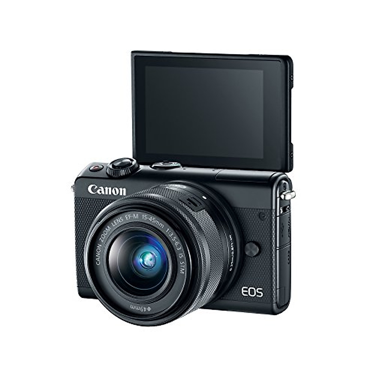 Canon EOS M100 Mirrorless Camera w/ 15-45mm Lens - Wi-Fi, Bluetooth, and NFC enabled (Black) (2209C011)