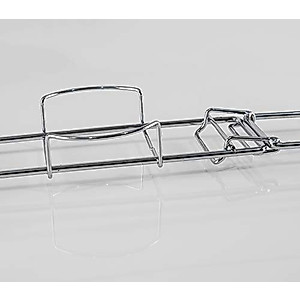 6 Pack Buffet Wire Rack Folding Chafing Stand Chrome Frame Serving Trays Food Warmer | Easy Foldable Collapsible for Storage & Reuse for Home Party, Wedding and Birthday Party Event Catering Supplies