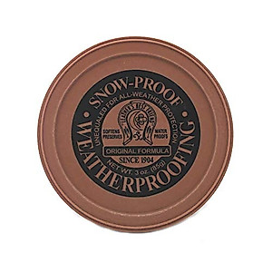 Snow Proof Weatherproofing Leather Conditioner 3oz, Clear, 3 Ounces