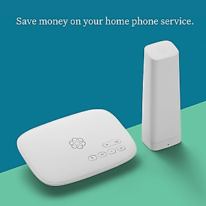 Discontinued Product. Ooma Telo 4G VoIP Safety Phone.