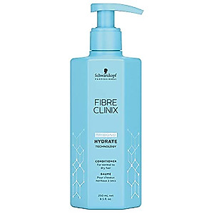 M Hair Designs Fibre Clinix Tribond Hydrate Dry Hair Shampoo (10.1 oz), Conditioner (8.5 oz), Treatment (8.5 oz) & Hair Clips Bundle - Simplifies Hair Care Routines