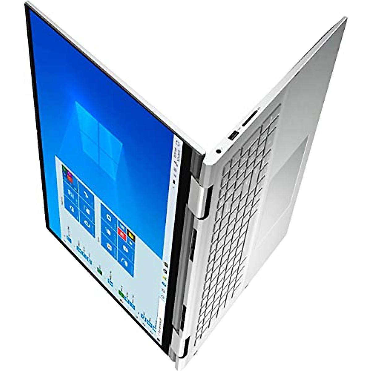 Dell Inspiron 17 7000 7706 2-in-1 Laptop 17.3" QHD+ Touchscreen 11th Gen Intel Quad-Core i7-1165G7 32GB RAM 1TB SSD Intel Iris Xe Graphics Backlit KB Fingerprint HDMI Win10 Silver