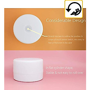 RTSU Bedside Lamp, Dimmable Touch Tap Light Novelty Light, Kids Children Adult LED Nightlight, Table Desk Atmosphere Decorative Mood Light Lamp, Bedroom Living Room Baby Nursery Night Light