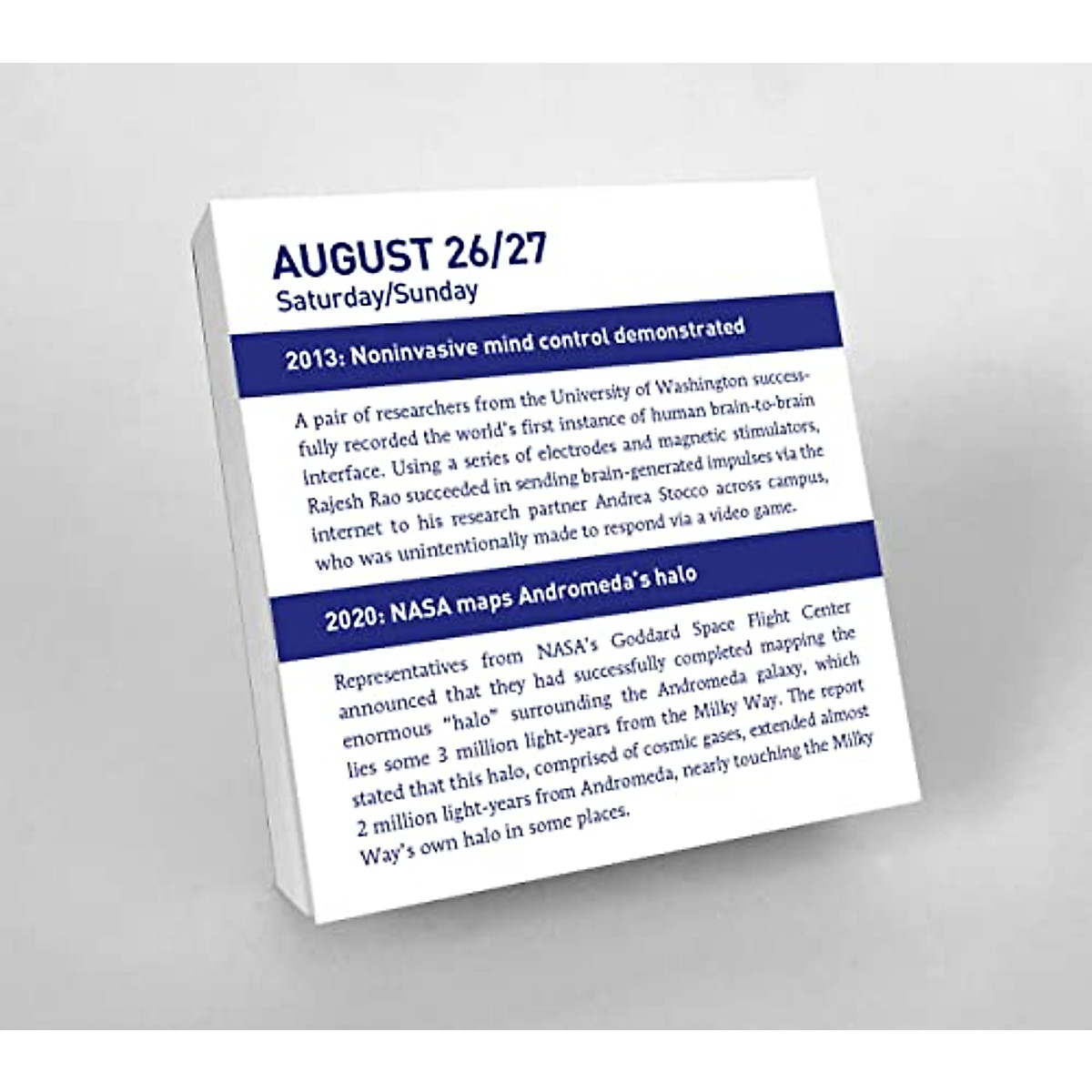 2023 This Day in Science Boxed Calendar: 365 Groundbreaking Discoveries, Inspiring People, and Incredible Facts (Daily Calendar, Office Desk Gift for Him or Her)