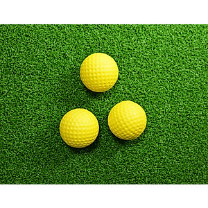 PrideSports Practice Golf Balls, Foam, 12 Count, Yellow