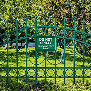 SmartSign (Pack of 2) 7 x 10 inch “Do Not Spray, Pesticide Free Zone” Sign, 55 mil HDPE Plastic, Digitally Printed, Green and White