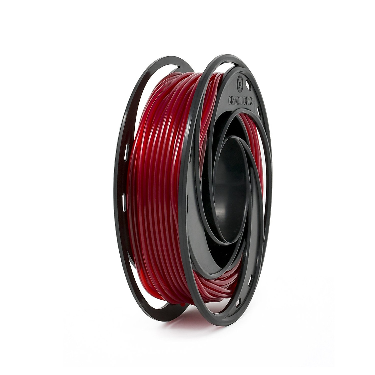 Gizmo Dorks Flexible TPU Filament for 3D Printers 3mm (2.85mm) 200g, Red
