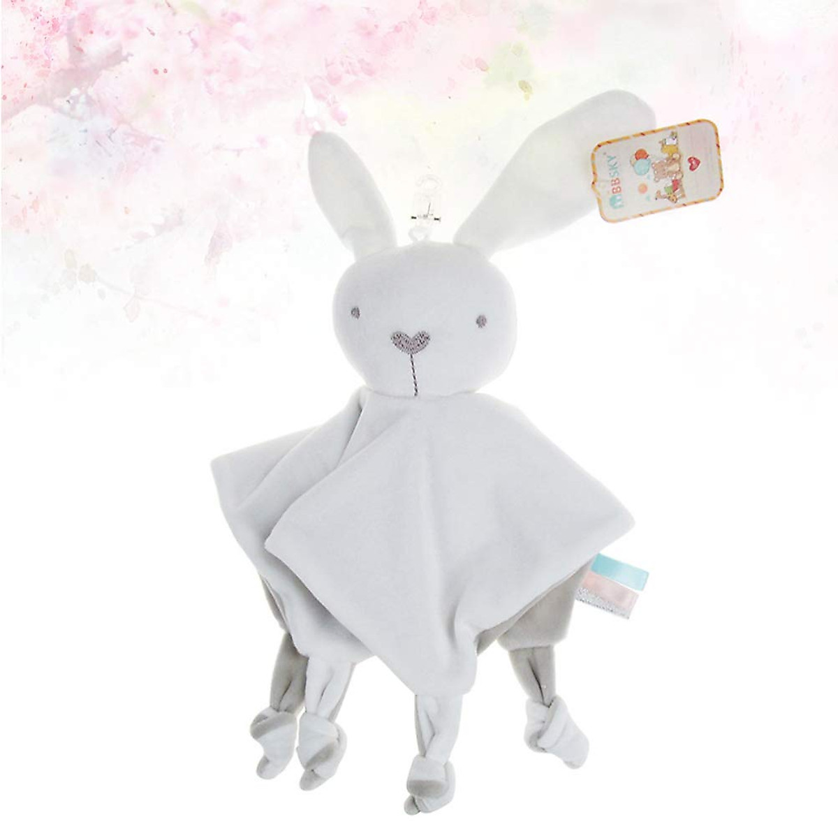 Baby Security Blanket Rabbit Elephant Security Blanket Animal Plush Stuffed Blanket for Nursery Baby Toddlers Newborn