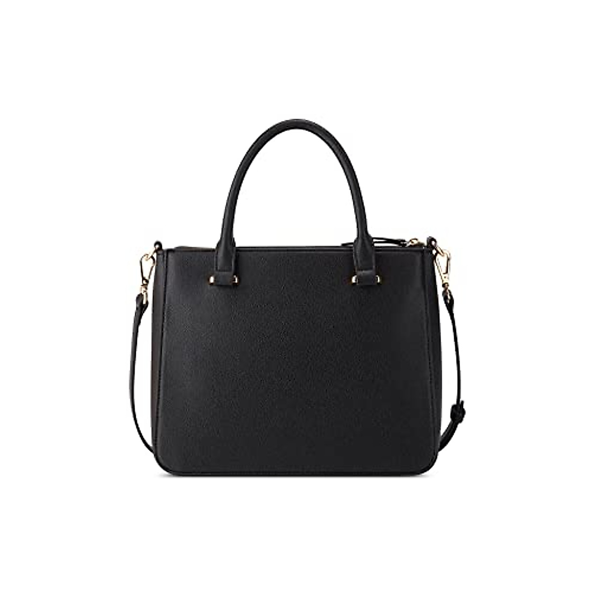 NINE WEST LUCIANNE Jet Set Satchel, Black