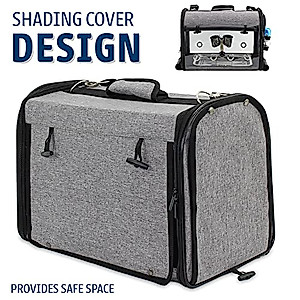 KNUTI - Premium Small Pet Bird Carrier Cage - Portable Travel Cage for Parakeets, Lovebirds, Finch, and Canaries - Airlines Airplane Plane Approved