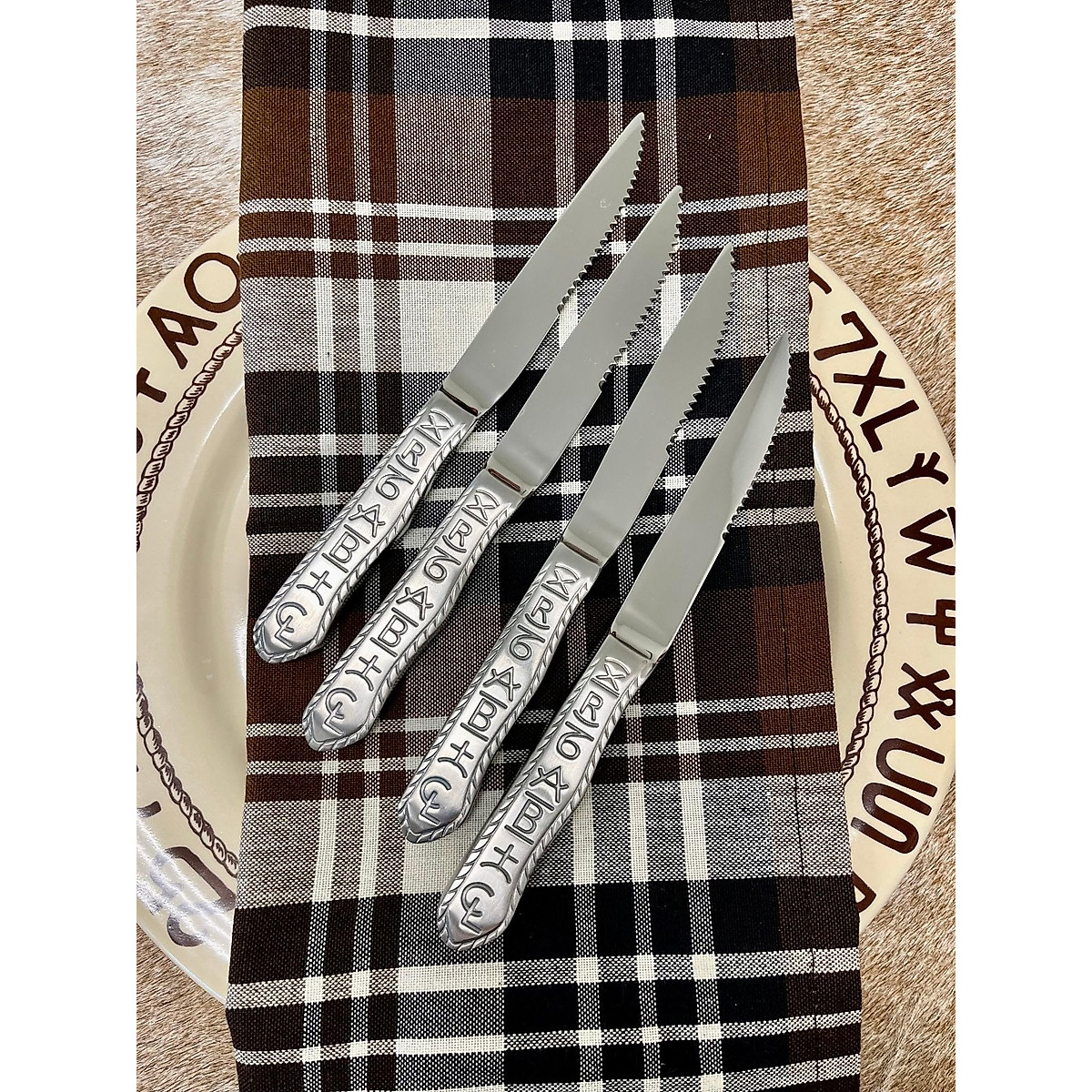 Ranch Brands Stainless Silverware Serving Set (3 Piece) by Cowboy Living