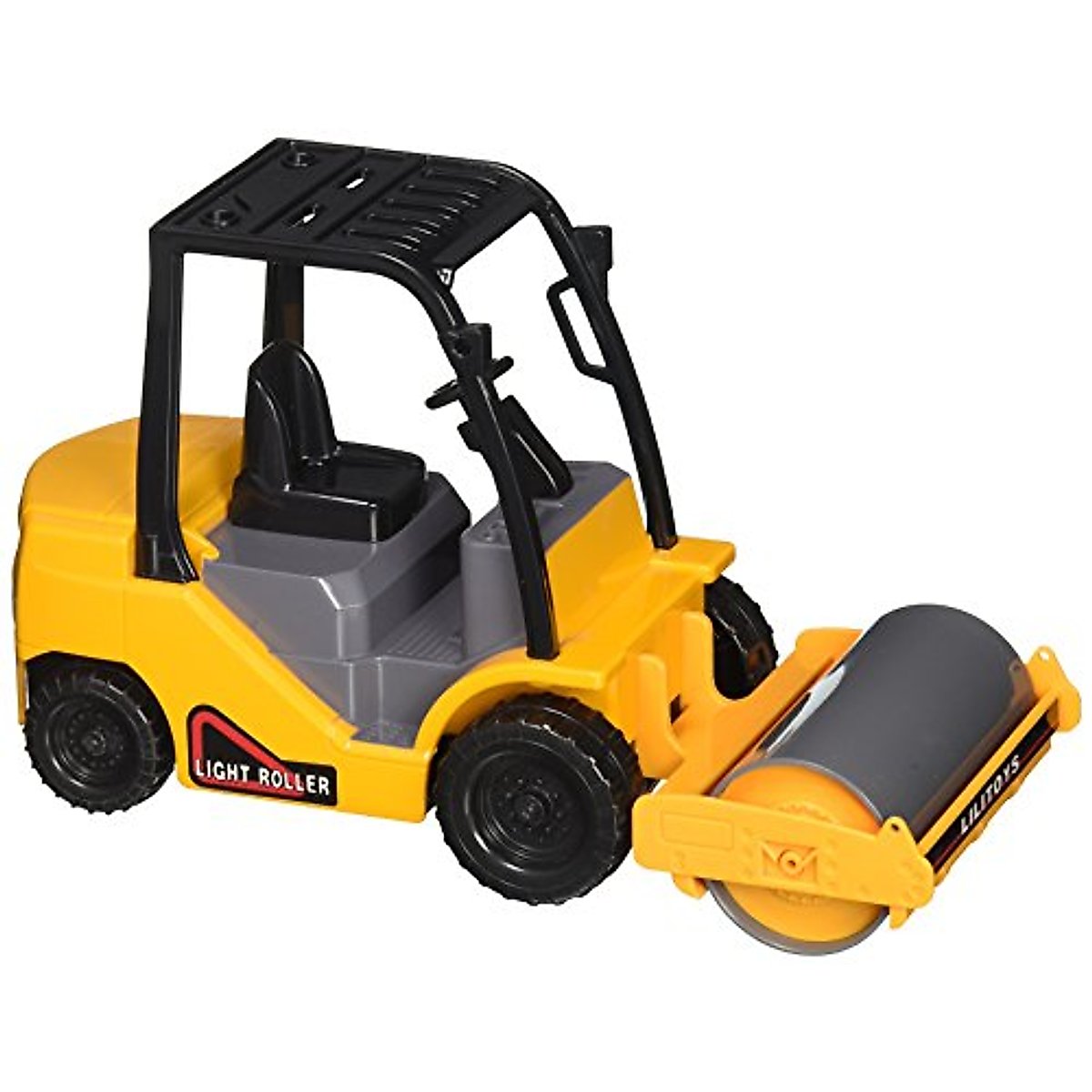 Big Daddy Trucks-Small Lightweight Friction Powered Compact Steamroller That can roll Objects and is Easy to Move Around