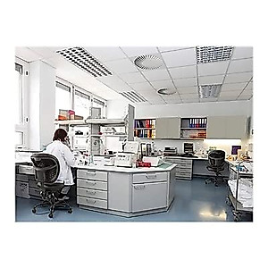 Safco Products 3391BV Alday 24-7 Ergonomic Rolling Task Chair with Vinyl Seat, Optional Arms, 500 lbs. Capacity (Sold Separately), Black