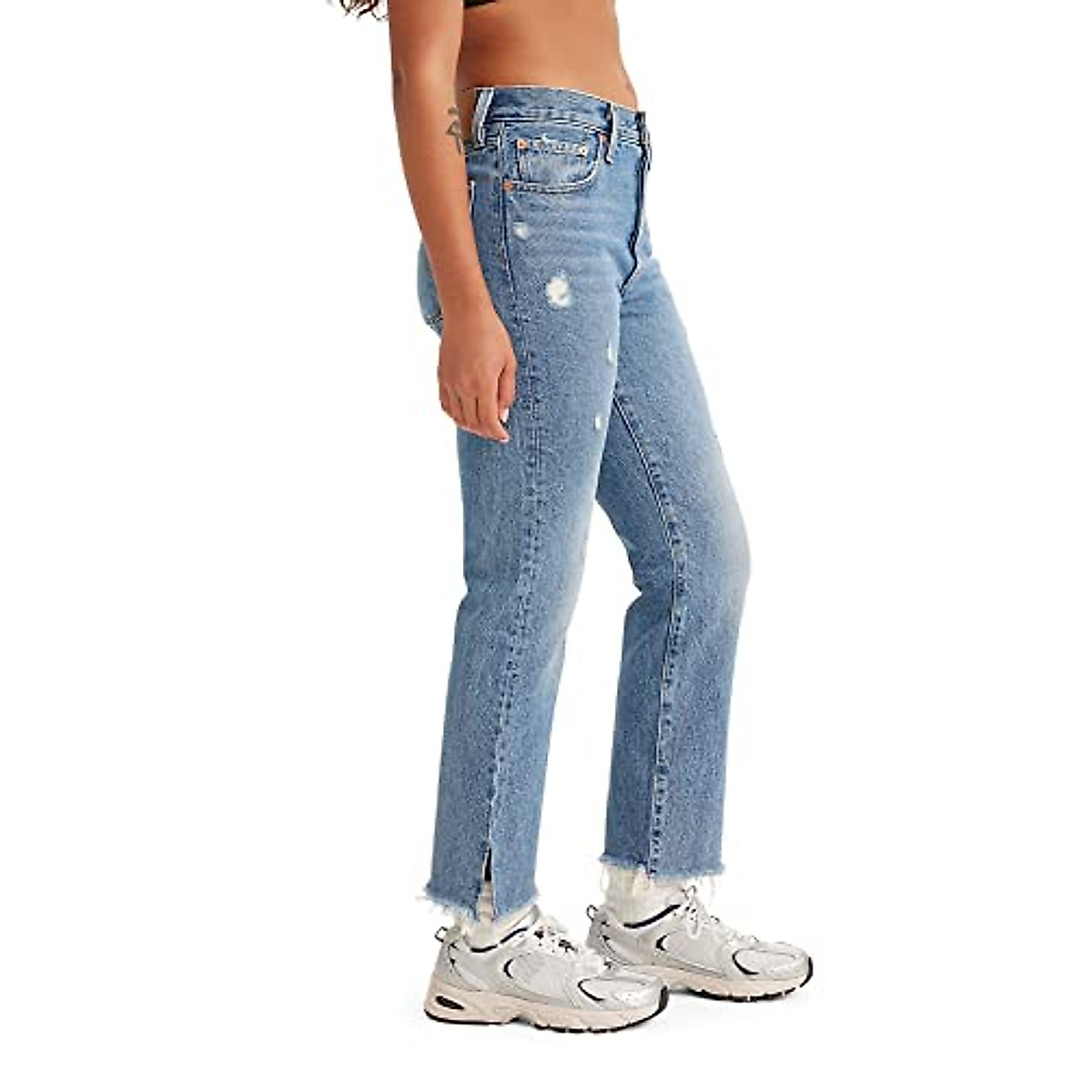 Levi's Women's Premium 501 Crop Jeans, (New) Face It, 27