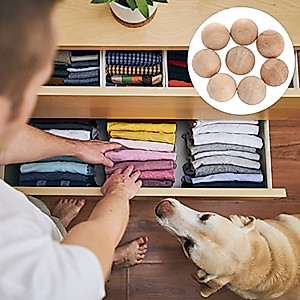 iplusmile 200PCS Cedar Balls Camphor Balls Fresh Scented Sachets Clothes Moth for Closets Drawers Clothes Storage