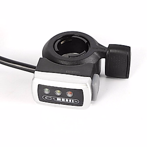 HENHAIY 24V Electric Bike Drive Motor Kit, Electric Bike Conversion Kit Thumb Kit, Mountain E-Bike Conversion Thumb Kit, DIY Electric Bicycle for Hub Diameter Less Than 36MM