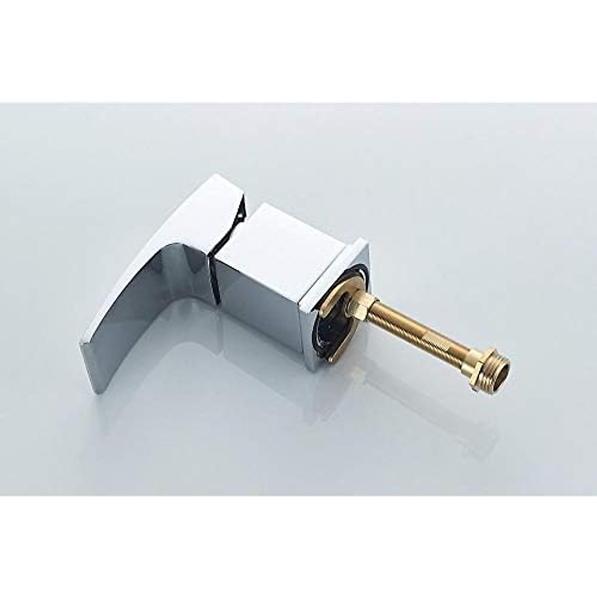 RONPOTY Kitchen Taps Bathtub Faucet Chrome Bathroom Tub Faucet Rainfall Bath Tub Taps Shower Mixer Tap Shower Faucet Set