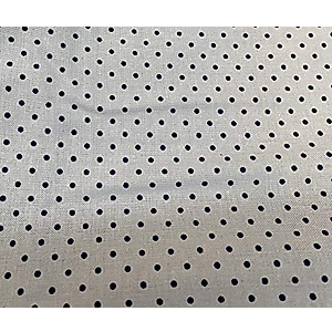 Black Swiss Polka Dot On White - Riley Blake 100% Cotton Fabric