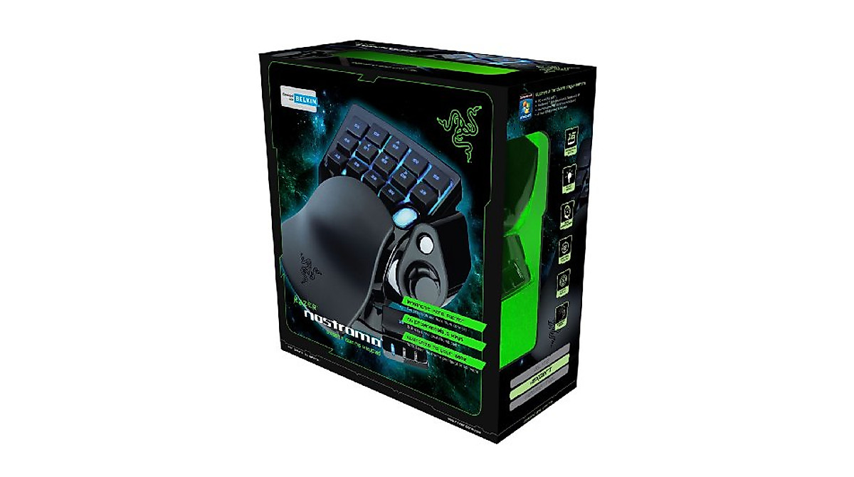 Razer Nostromo Gaming Keypad - Programmable PC Gaming Controller