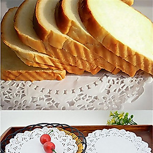 DECORA 180 Pieces White Round Paper Lace Doilies for Party or Wedding Tablewear Decoration 6.5inch,8.5inch,10.5inch